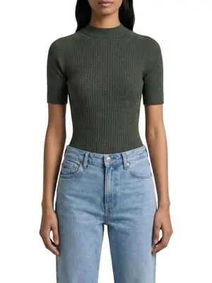 SA SU PHI Cashmere And Silk Knit Top - Green