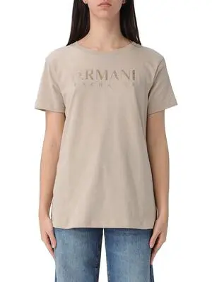 Armani Exchange Embellished Logo T-shirt - Sand