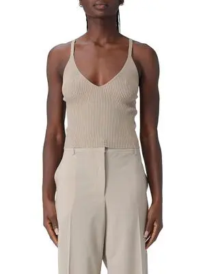 Armani Exchange Ribbed Knit Camisole - Sand