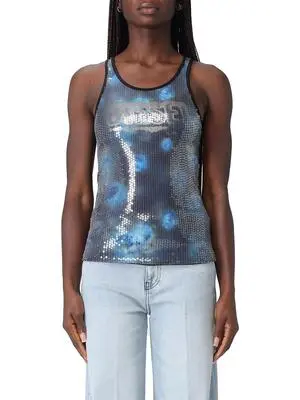 DIESEL® Sequin Embellished Tank Top - Black
