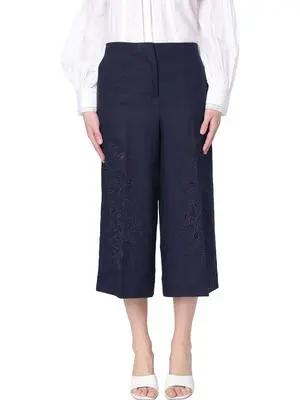 TWINSET TWINSET Culottes With Eyelet Detailing Blue