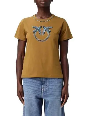 Pinko Embellished T-shirt - Brown