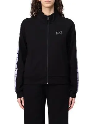 EA7 EA7 Zip Through Sweatshirt Black