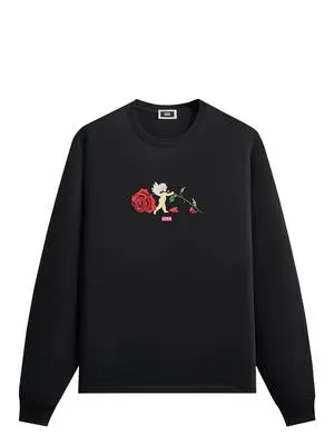 Kith Cupid Rose Long Sleeve Tee - Black