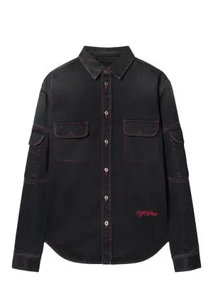OFF-WHITE Script Samurai Den Shirt