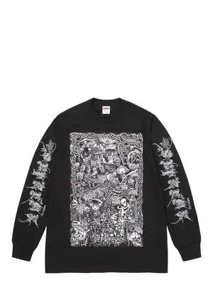 Supreme Long-sleeve Tee - Black