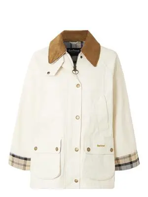 Barbour Modern Beadnell Waxed-Cotton Jacket Neutrals