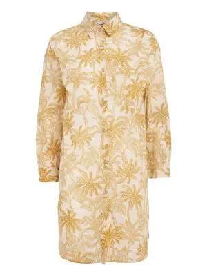 ERES Cotton Voile Printed Tunic - Yellow