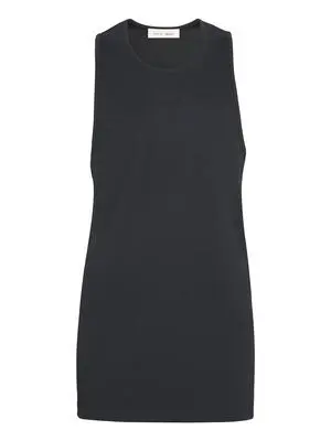 Fear Of God Stretch-cotton Logo Tank Top - Black