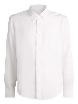 Jacob Cohen Linen Long-sleeve Shirt - Blue