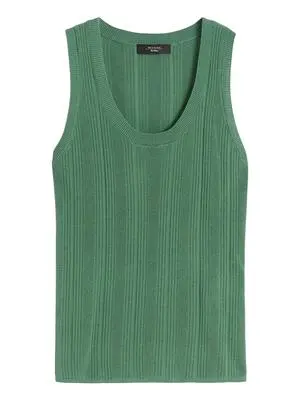 Max Mara Ribbed Tank Top - Green