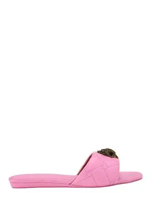 Kurt Geiger Leather Quilted Kensington Sandals - Pink