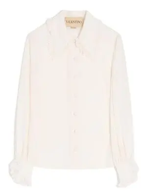 Valentino Garavani Crepe De Chine Shirt - Ivory