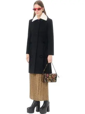 Valentino Garavani DeVain Small Shoulder Bag Black