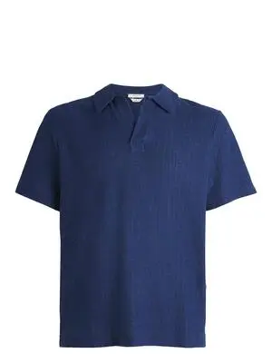 Jacob Cohen Geometric Polo Shirt - Navy