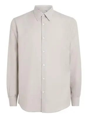 Sunspel Cotton-cashmere Shirt - White