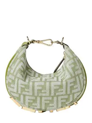 Fendi Fendigraphy Mini Hobo Bag - Green