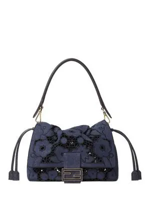 Fendi Mamma Baguette Medium - Blue
