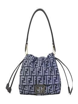 Fendi Mamma Baguette Medium - Blue