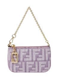 Fendi Baguette Flat Pouch Mini - Purple
