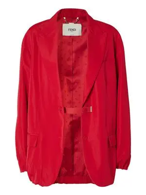 Fendi Single-breasted Jacket - Red