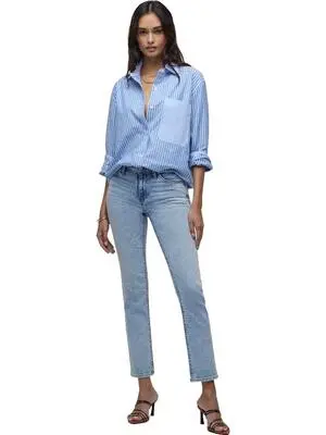 Hudson Jeans Nico Straight Ankle Jeans - Motion
