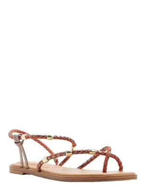 Aldo Loucinda Ankle Strap Sandal Medium Red