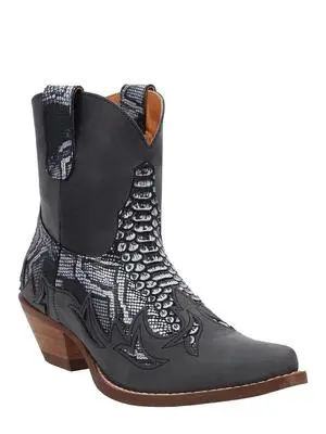 DINGO Cobra Kiss Western Boot Black