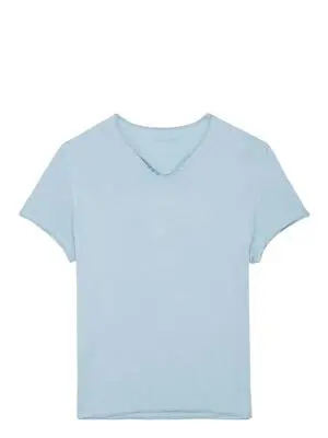 Zadig&Voltaire Henley Monastir T-shirt Cloud