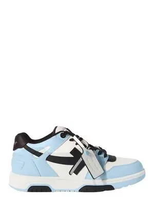 Off-White Ooo Low Top Sneakers - Sky Blue/black