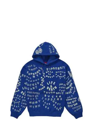 Supreme Hooded Sweatshirt - Blue