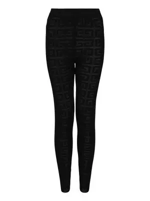 Givenchy 4g Jacquard Leggings - Black