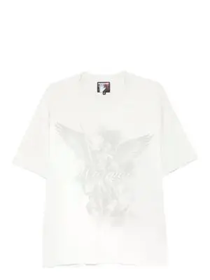 WARMAN Graphic-print T-shirt - Neutrals