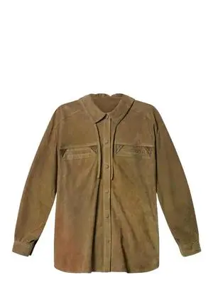 Isabel Marant Maldia Suede Shirt - Brown