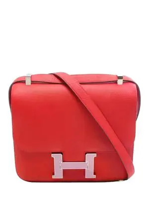 Hermès 2019 24 Constance Shoulder Bag - Red
