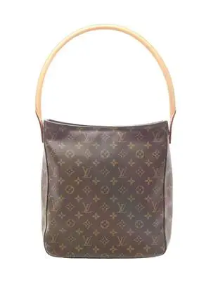 LOUIS VUITTON 2002 Monogram Shoulder Bag - Brown