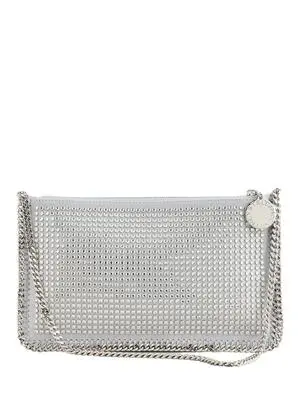 Stella McCartney Falabella Eco Crystal Shoulder Bag - Silver