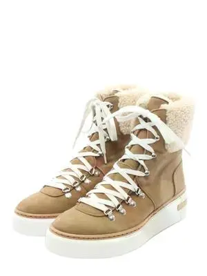 Hermès 2010s Flocon Boots Neutrals
