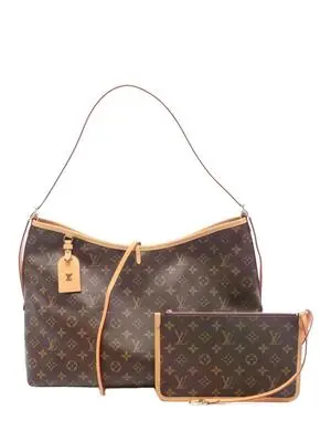 LOUIS VUITTON 2010's Mm Monogram Leather Shoulder Bag - Brown