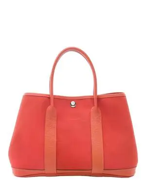 Hermès 2016 Tpm Garden Party Tote - Orange
