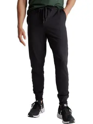 Quince Flowknit Performance Joggers - Black
