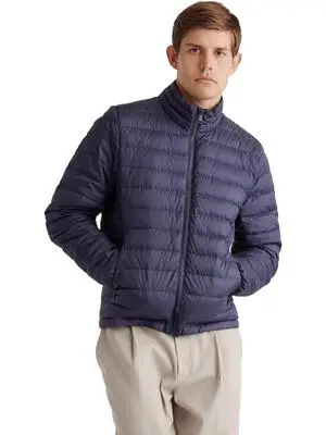 Quince Lightweight Packable Down Puffer Jacket - Navy