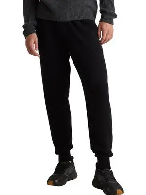 Quince Cashmere Joggers - Black
