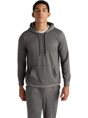 Quince Baby Cashmere Cable Quarter Zip Sweater Heather Grey