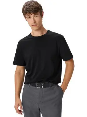 Quince Japanese Lotus T-shirt - Black