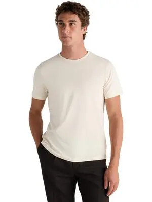 Quince Men's 100% Pima Cotton Luxe Touch T-shirt Porcelain