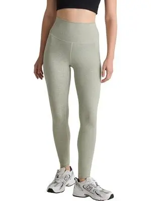 Quince Women's Ultra-soft Performance Legging 28" Inseam Heather Aloe