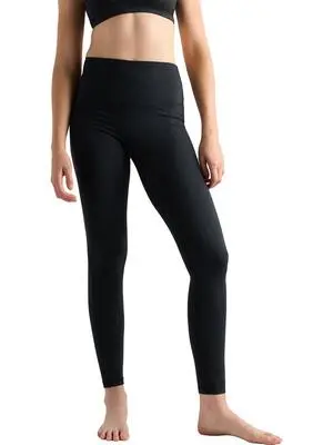 Quince Women's Ultra-soft Performance Legging 28" Inseam Heather Black