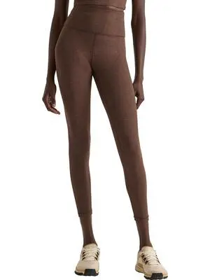 Quince Women's Ultra-soft Performance Legging 28" Inseam Heather Espresso