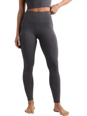 Quince Ultra-form High-rise Pocket Legging - Dark Coal